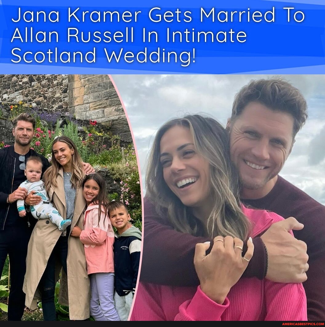 Jana Kramer is married!!! For details on her wedding in Scotland, click the link in Stories or ...