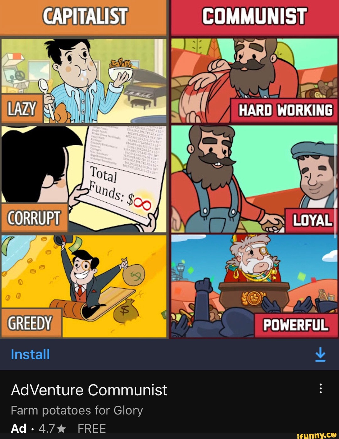 COMMUNIST @-al HARD WORKING GREEDY CORRUPT LOYAL POWERFUL Install ...