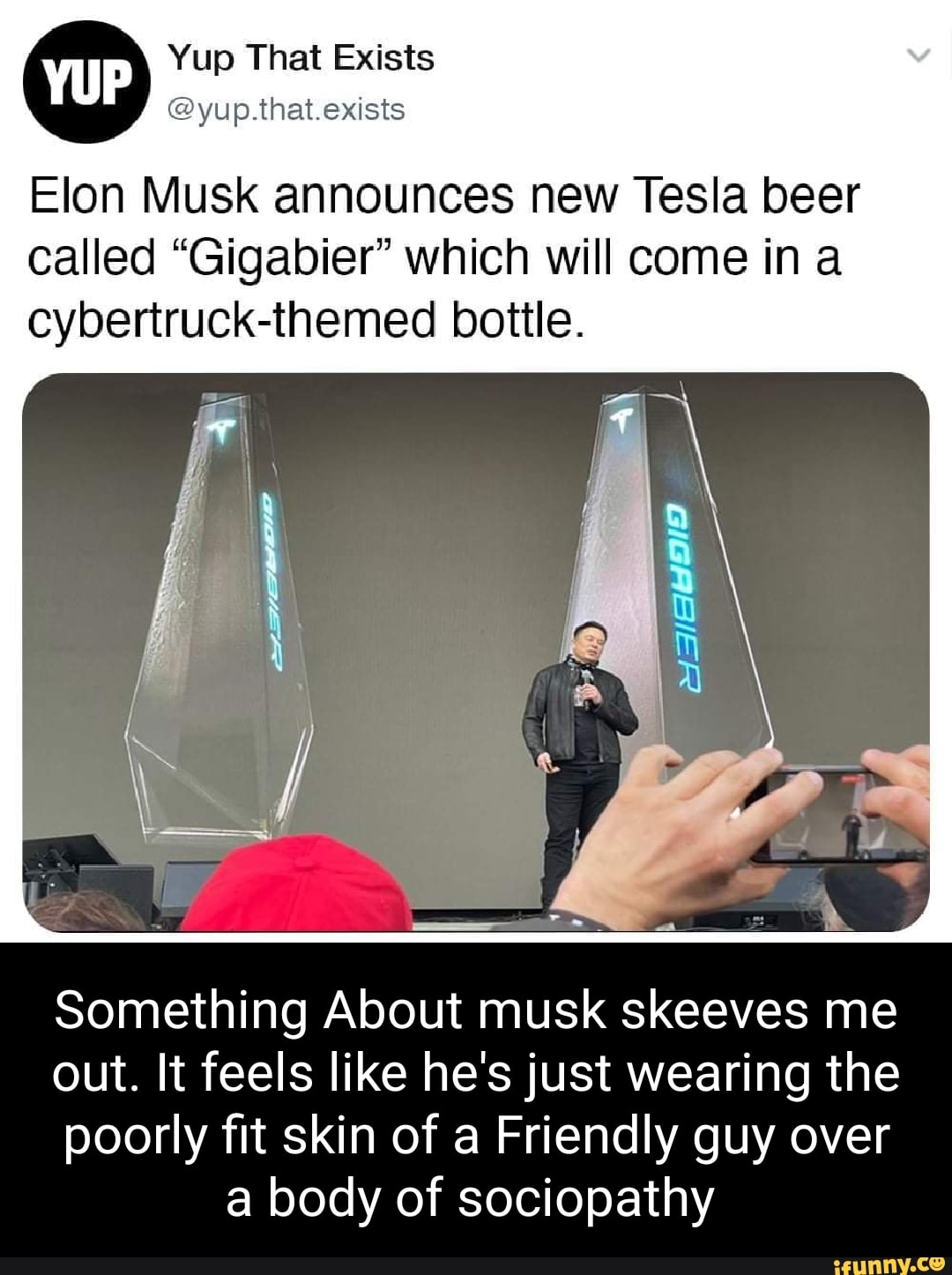 Yup That Exists Elon Musk announces new Tesla beer called "Gigabier ...