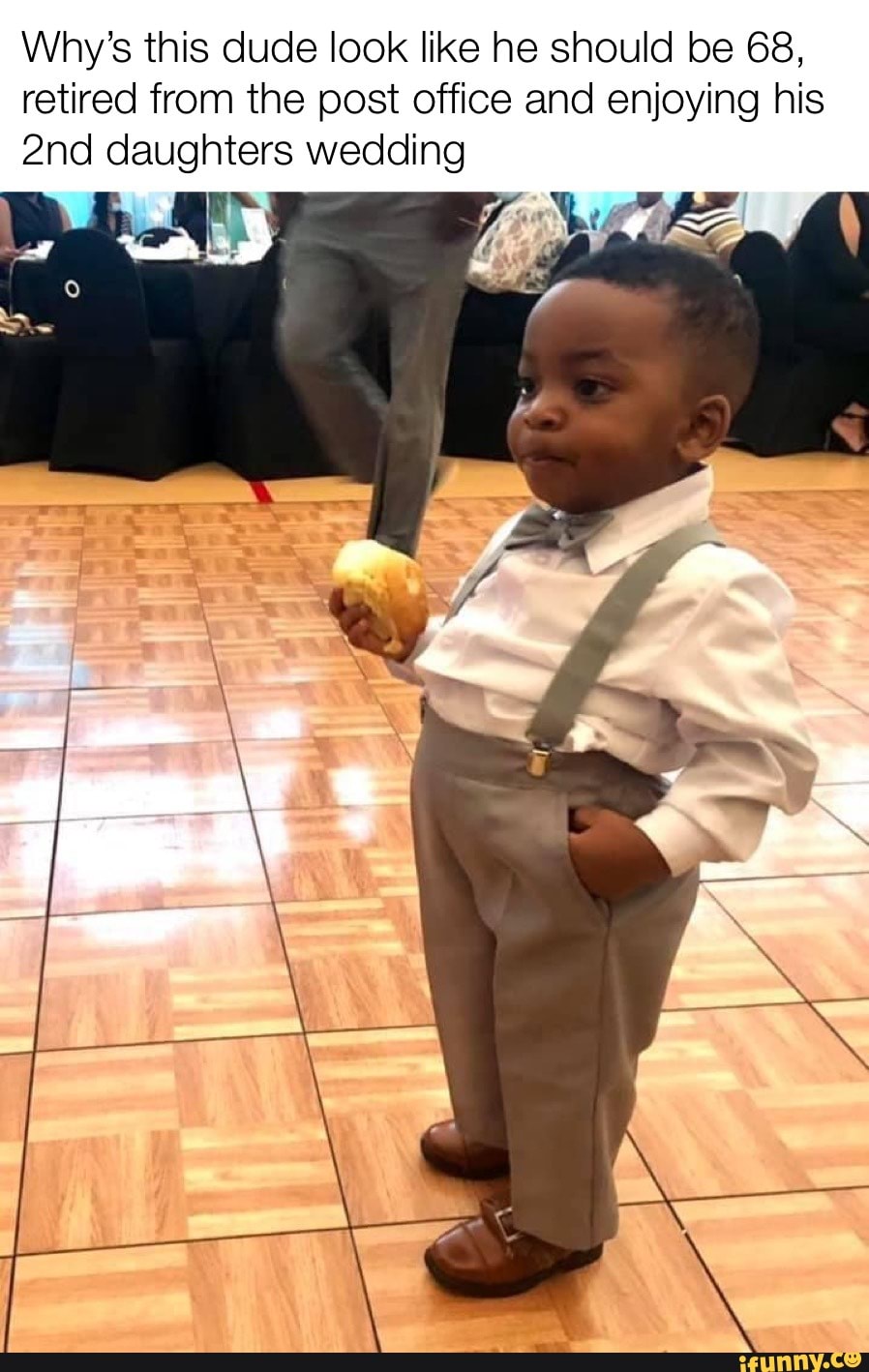 Why's this dude look like he should be 68, retired from the post office ...