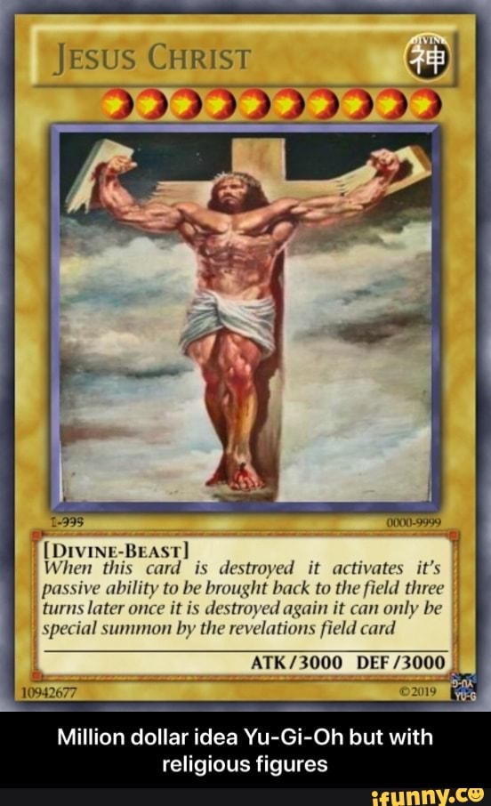 Jesus Yugioh Card