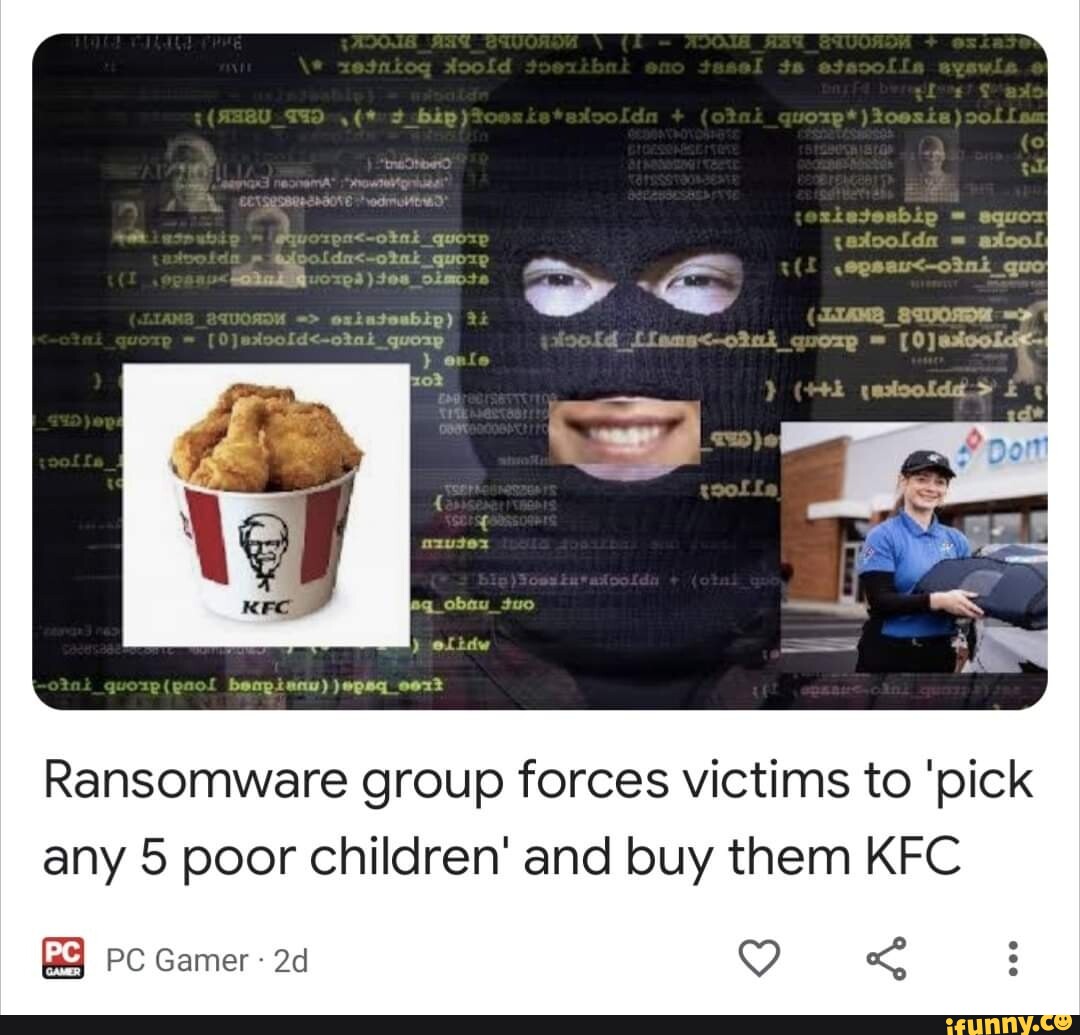 Ransomware memes. Best Collection of funny Ransomware pictures on iFunny