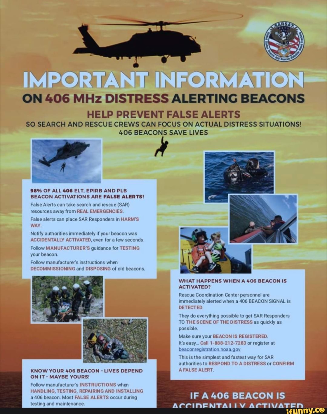 4 A A HOT ON 406 MHz DISTRESS ALERTING BEACONS HELP PREVENT FALSE ...
