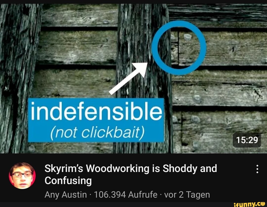 Os Os Skyrim's Woodworking is Shoddy and Confusing Any Austin - 106.394 ...
