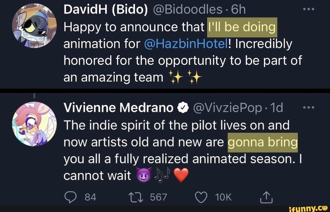 Future-tense - David (Bido) Happy to announce that be doing animation ...