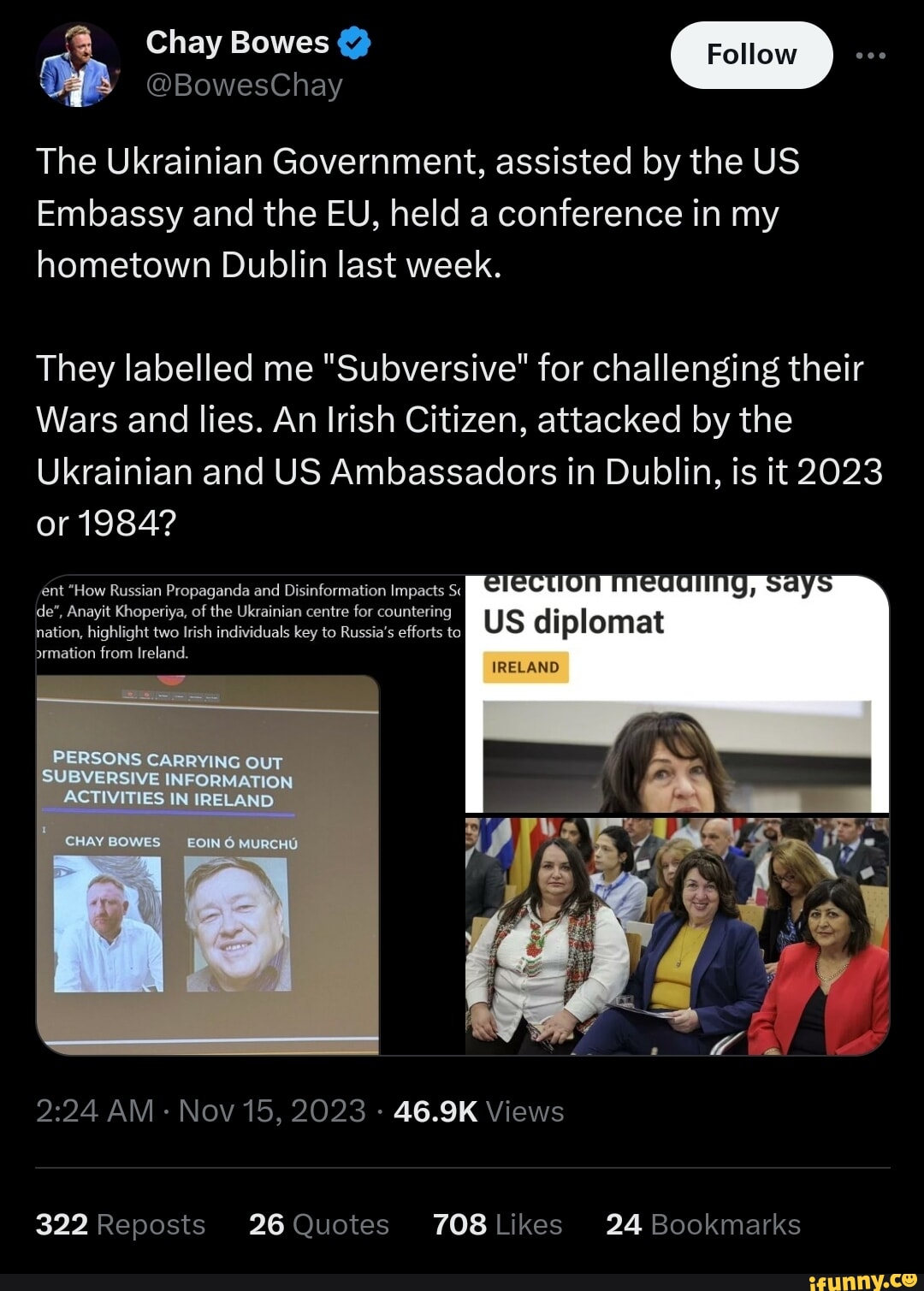 Chay Bowes @ ~@BowesChay The Ukrainian Government, assisted by the US ...