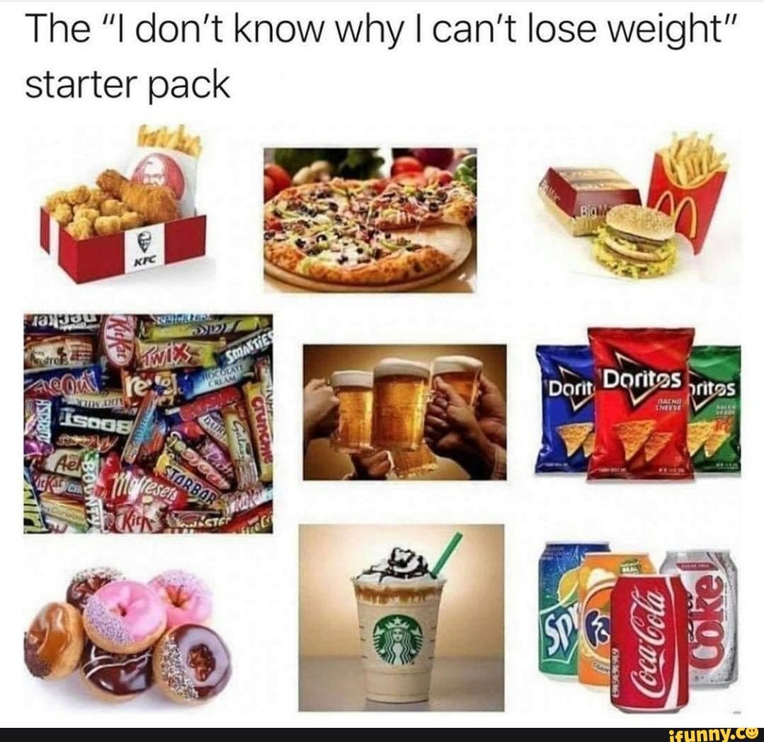 Wednesday meme dump - The "I don't know why I can't lose weight ...
