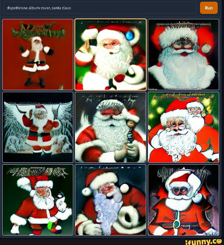 Dopethrone album cover, santa claus I Run - iFunny Brazil