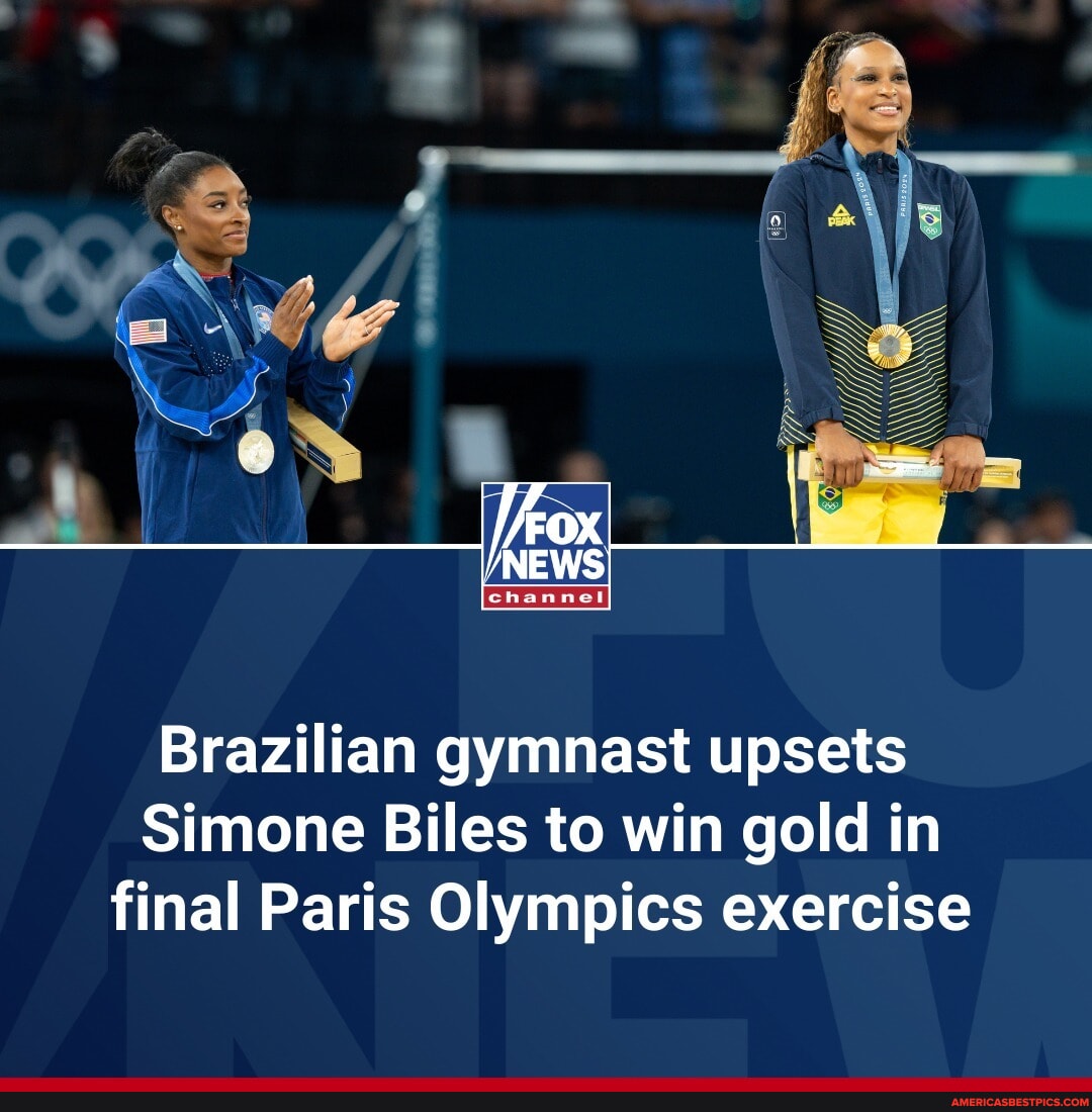/NEWS Brazilian gymnast upsets Simone Biles to win gold in final Paris ...