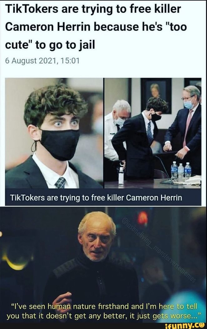 TikTokers are trying to free killer Cameron Herrin because he's "too ...