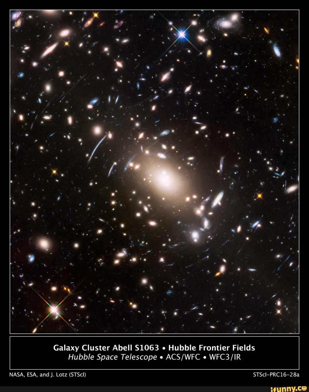 If Galaxy Cluster Abell $1063 o Hubble Frontier Fields Hubble Space ...
