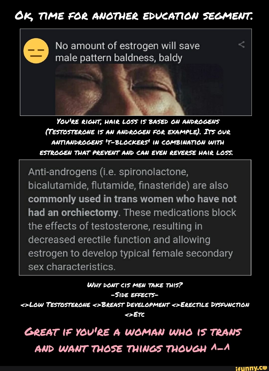 Androgen memes. Best Collection of funny Androgen pictures on iFunny