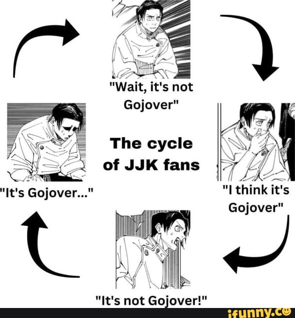"Wait, it's not Gojover" The cycle of JJK fans think "It's Gojover ...