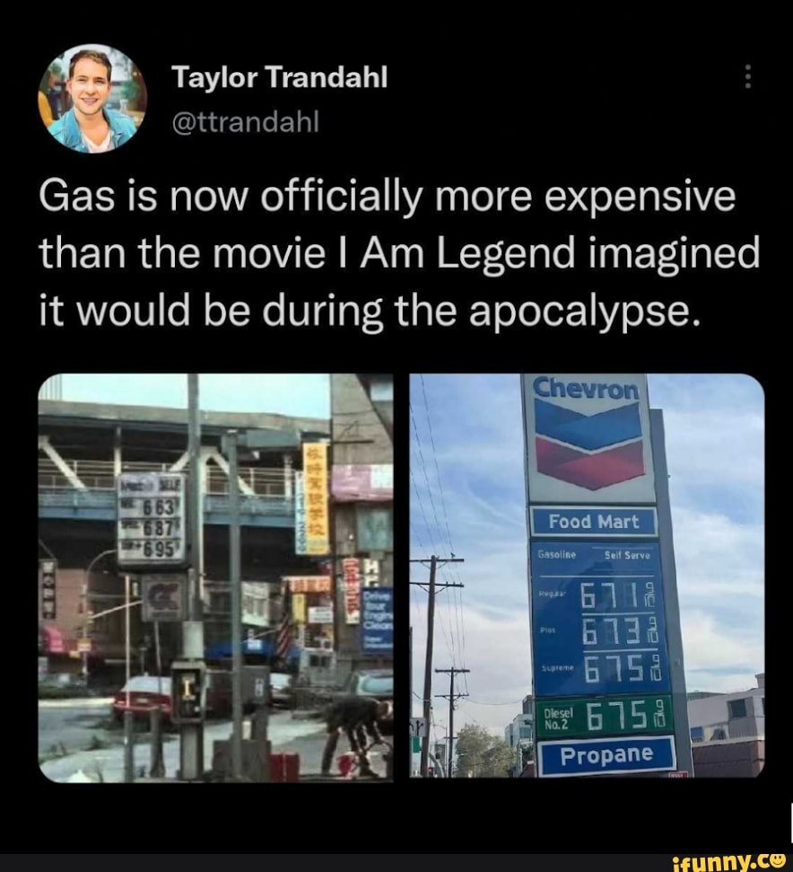 Taylor Trandahl ttrandahl Gas is now officially more expensive than the ...