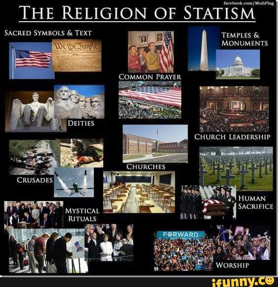 THE RELIGION OF STATISM TEMPLES SACRED SYMBOLS & TEXT I MONUMENTS ...