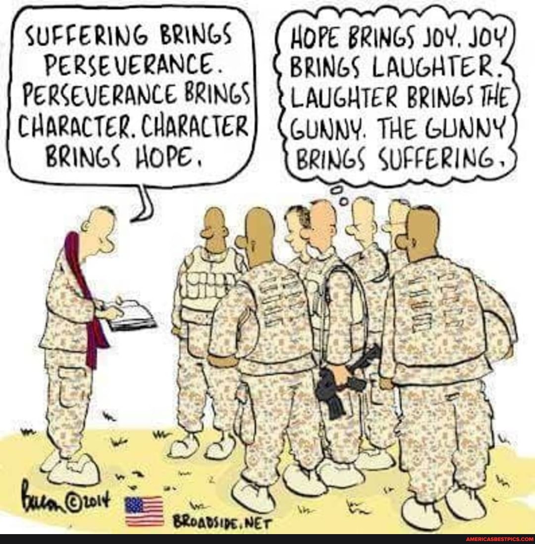 SUFFERING BRINGS PERSEVERANCE. PERSEVERANCE BRINGS CHARACTER. CHARACTER ...