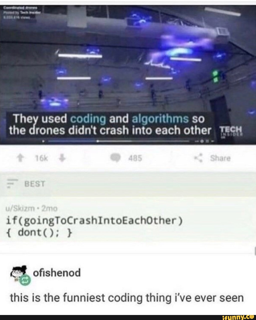 They used coding and algorithms so the drones didn't crash into each ...