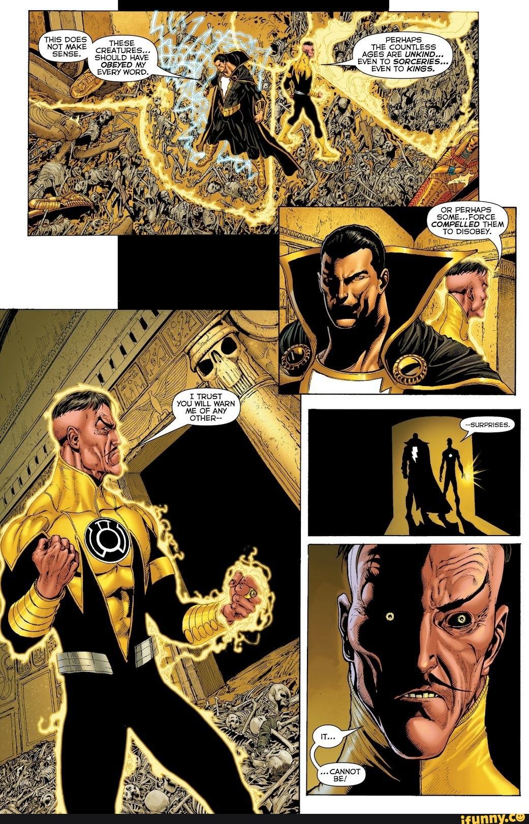 THIS DOES NOT MAKE CREATURES... THE COUNTLESS SENS HAVE AGES ARE UNKIND ...