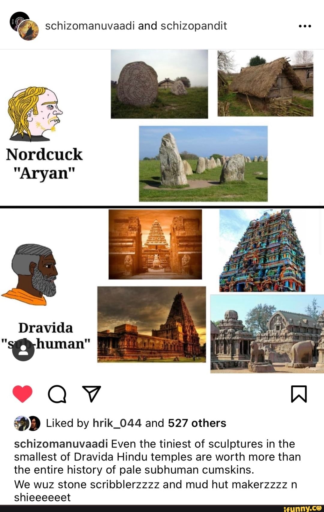 Schizomanuvaadi and schizopandit Nordcuck Aryan" Dravida Liked by hrik ...