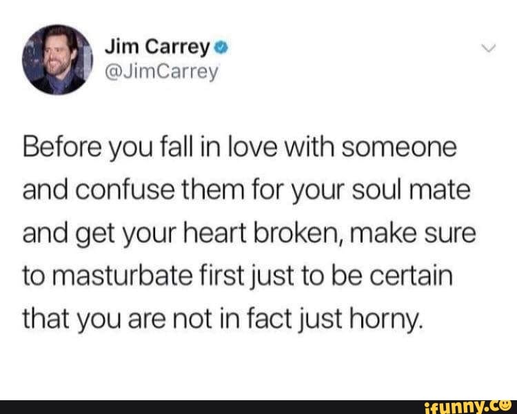 Before you fall in love with someone and confuse them for your soul ...