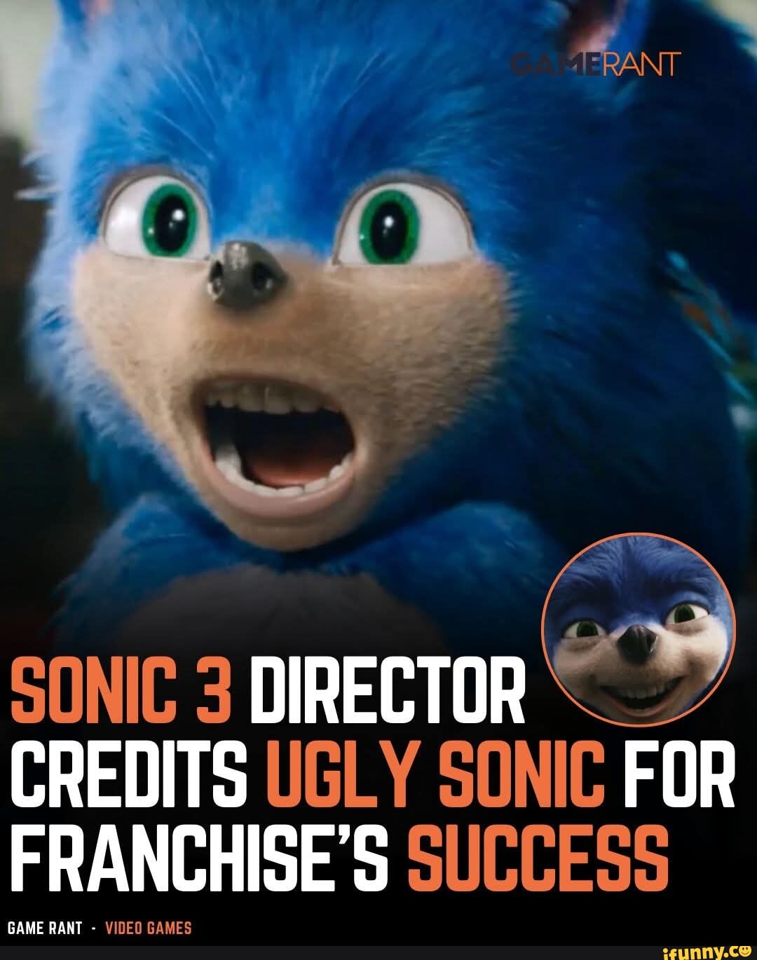 SUNIC 3 DIRECTOR CREDITS UGLY SONIC FOR FRANCHISE'S SUCCESS GAME RANT ...