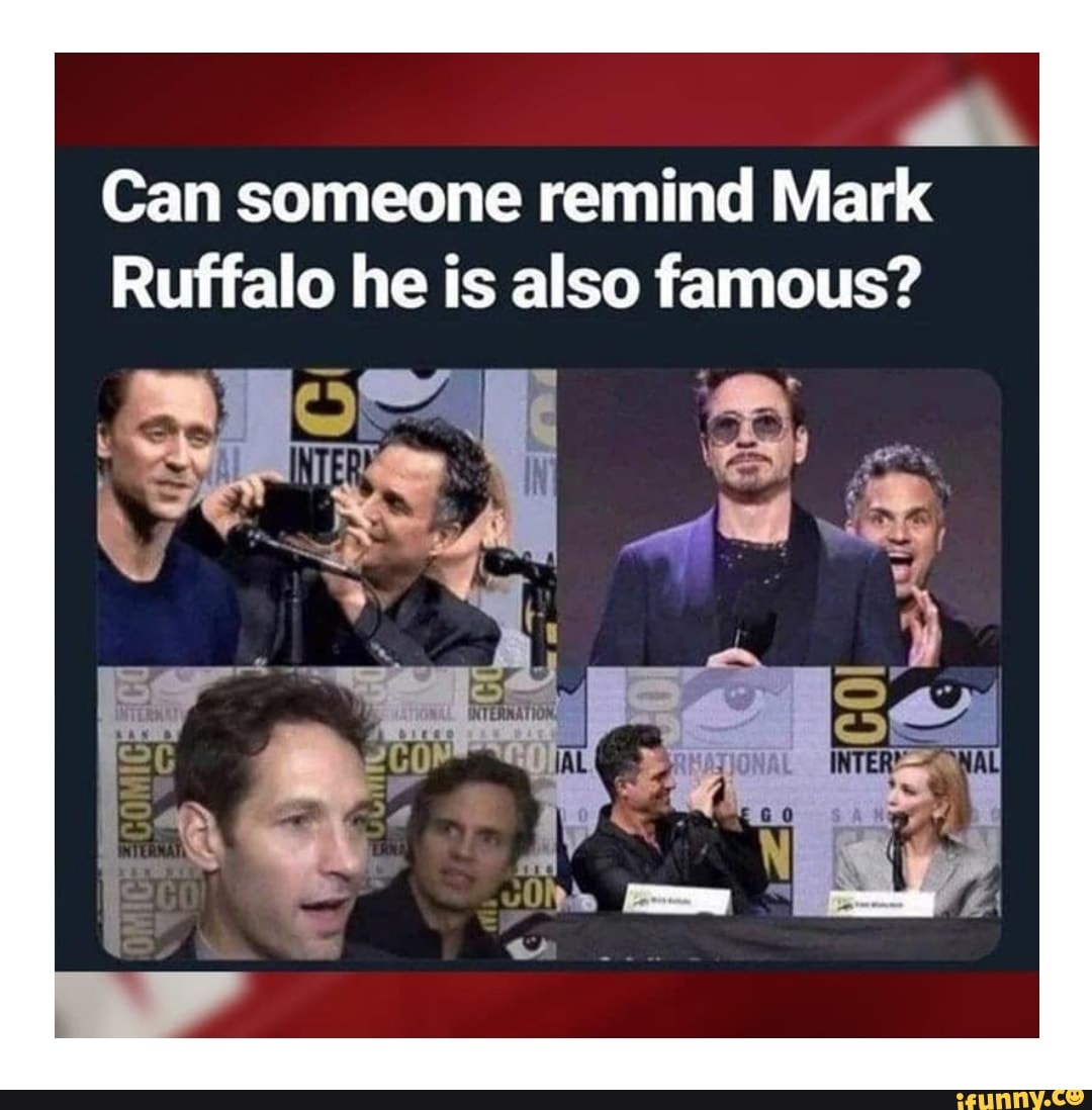 Ruffalo memes. Best Collection of funny Ruffalo pictures on iFunny