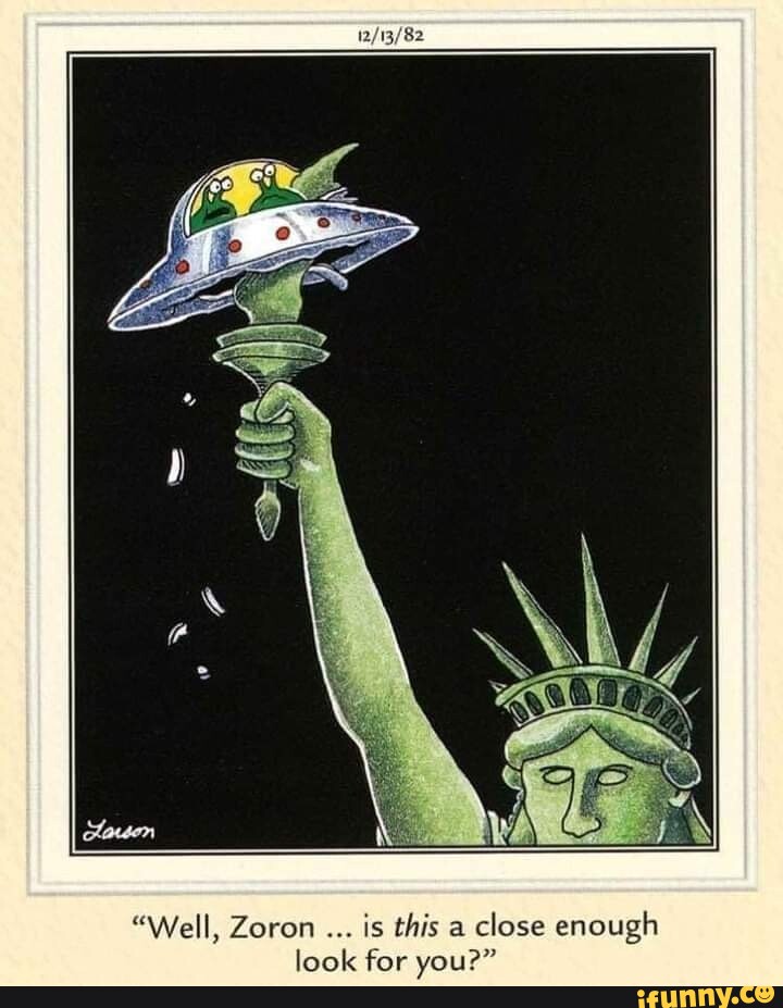 "Well, Zoron is this a close enough look for you?" - iFunny