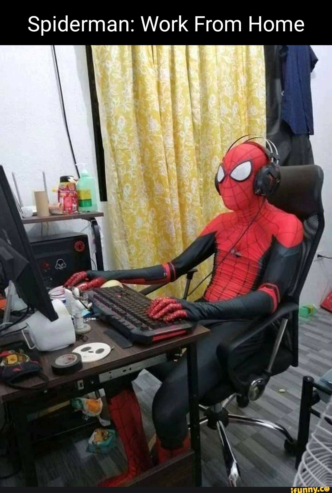 Spiderman: Work From Home - iFunny
