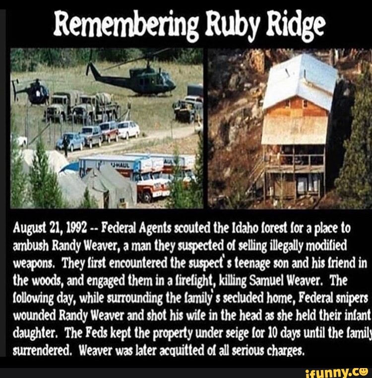 Remembering Ruby Ridge - iFunny