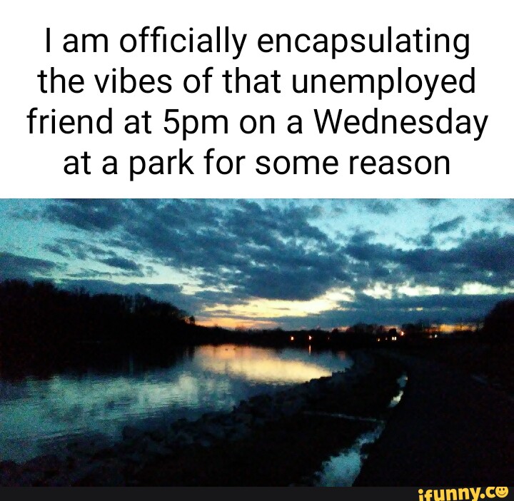 I am officially encapsulating the vibes of that unemployed friend at ...