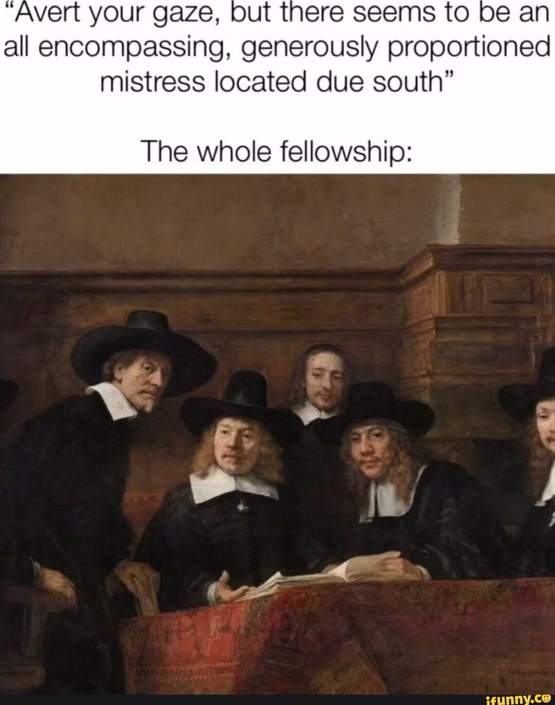 "Avert your gaze, but there seems to an all encompassing, generously ...