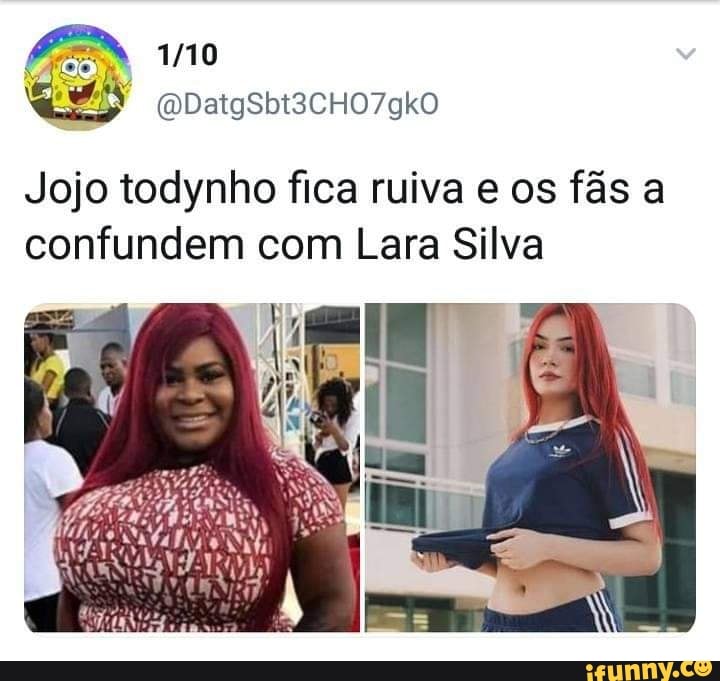 Jojo todynho fica ruiva e os fas a confundem com Lara Silva - iFunny Brazil