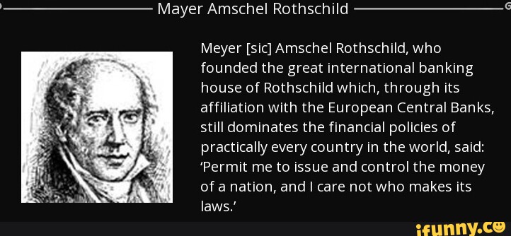 Mayer Amschel Rothschild Meyer [sic] Amschel Rothschild, who founded ...