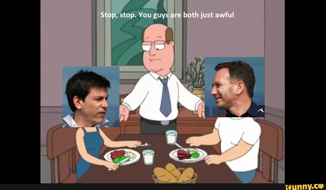 Wolff and Horner - Stop, stop. You guys are both just awful - iFunny