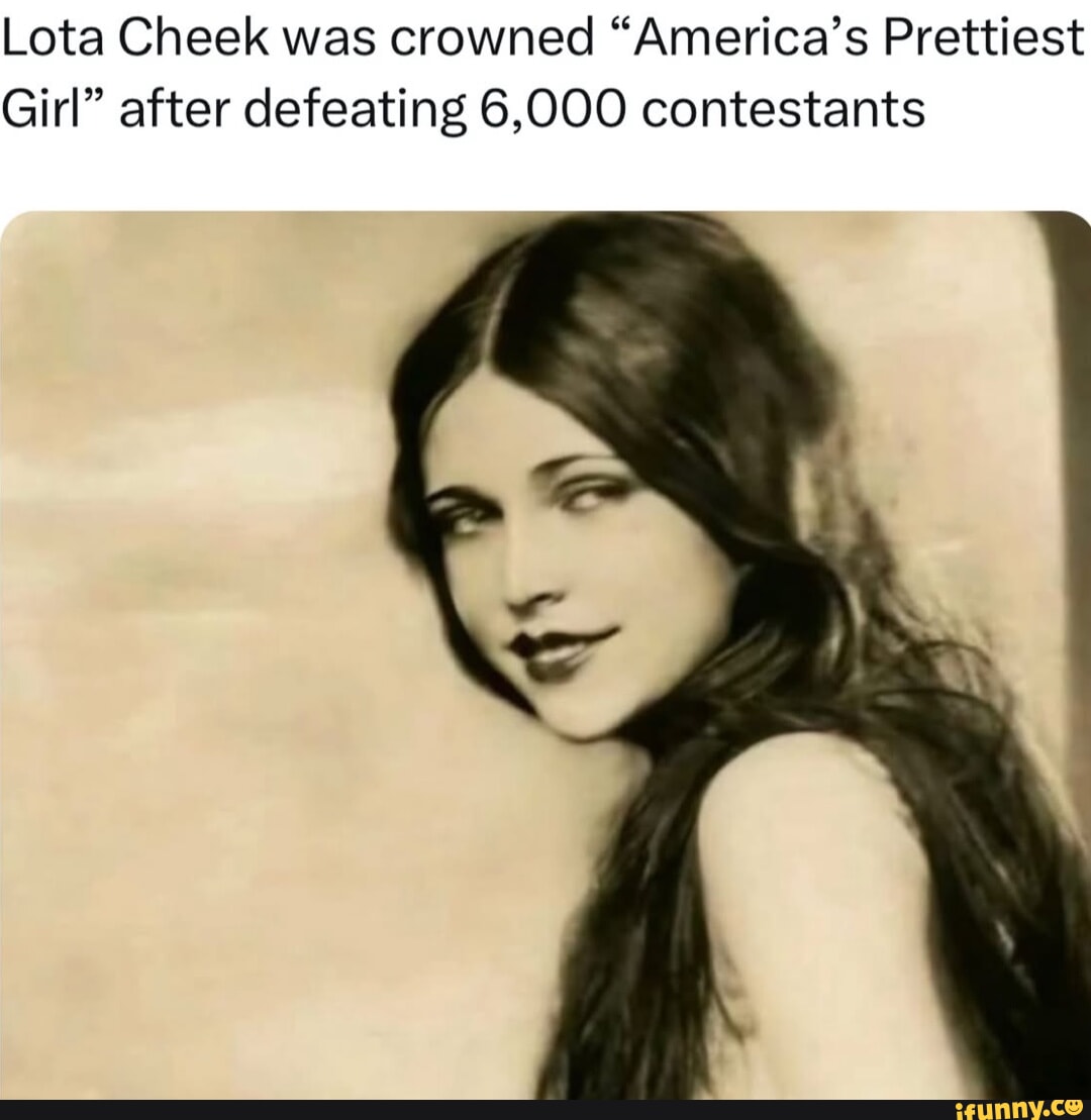 Lota Cheek was crowned "America's Prettiest Girl" after defeating 6,000 ...
