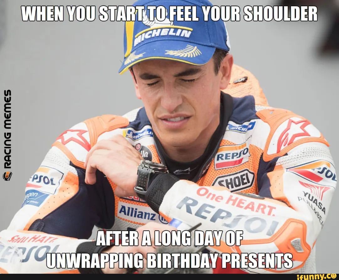 WHEN YOU START,TO,FEEL YOUR SHOULDER RACING memes memes memes memes ...
