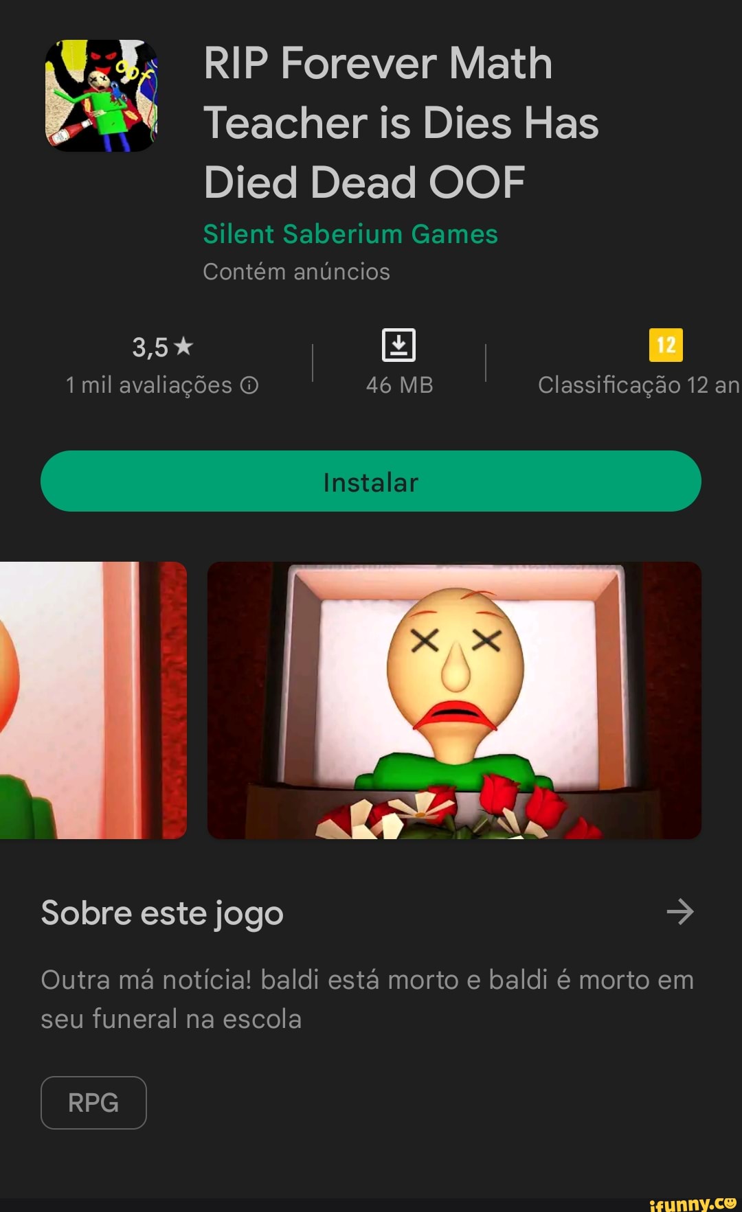 RIP Forever Math bast Teacher is Dies Has Died Dead OOF Silent Saberium ...