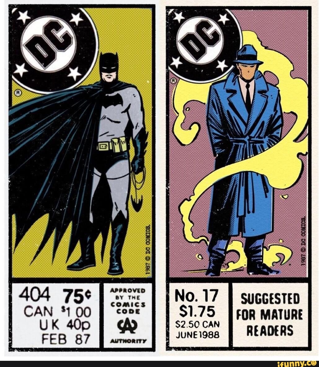SUGGESTED FOR MATURE S2.50 CAN READERS JUNE1988 AUTHORITY COmics CODE ...