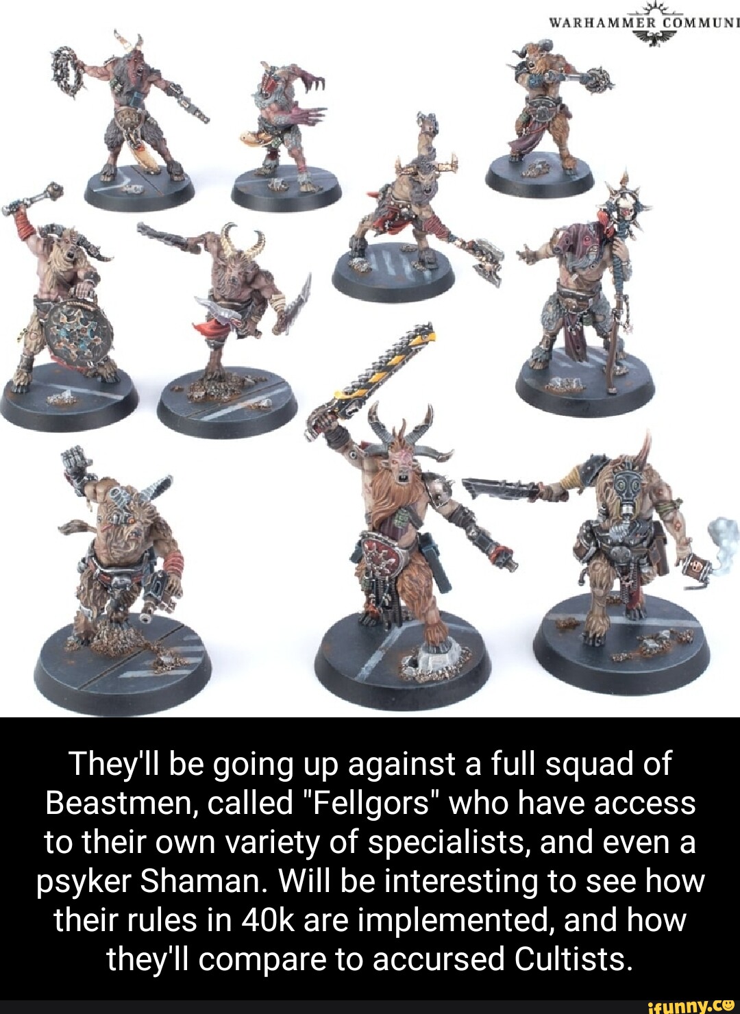 WARHAMMER COM They'll be going up against a full squad of Beastmen ...