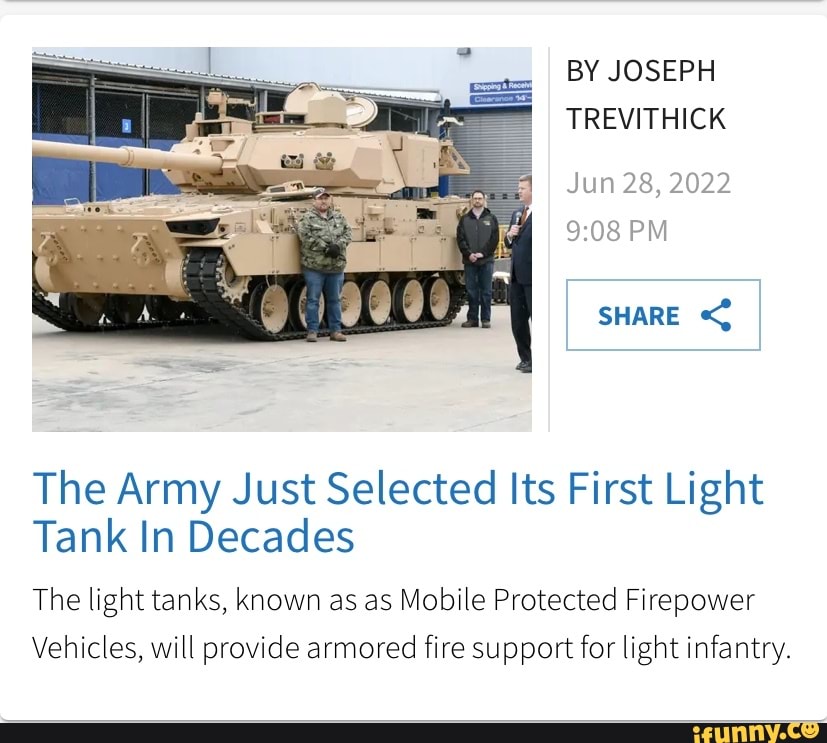 BY JOSEPH TREVITHICK Jun 28, 2022 PM SHARE The Army Just Selected Its ...