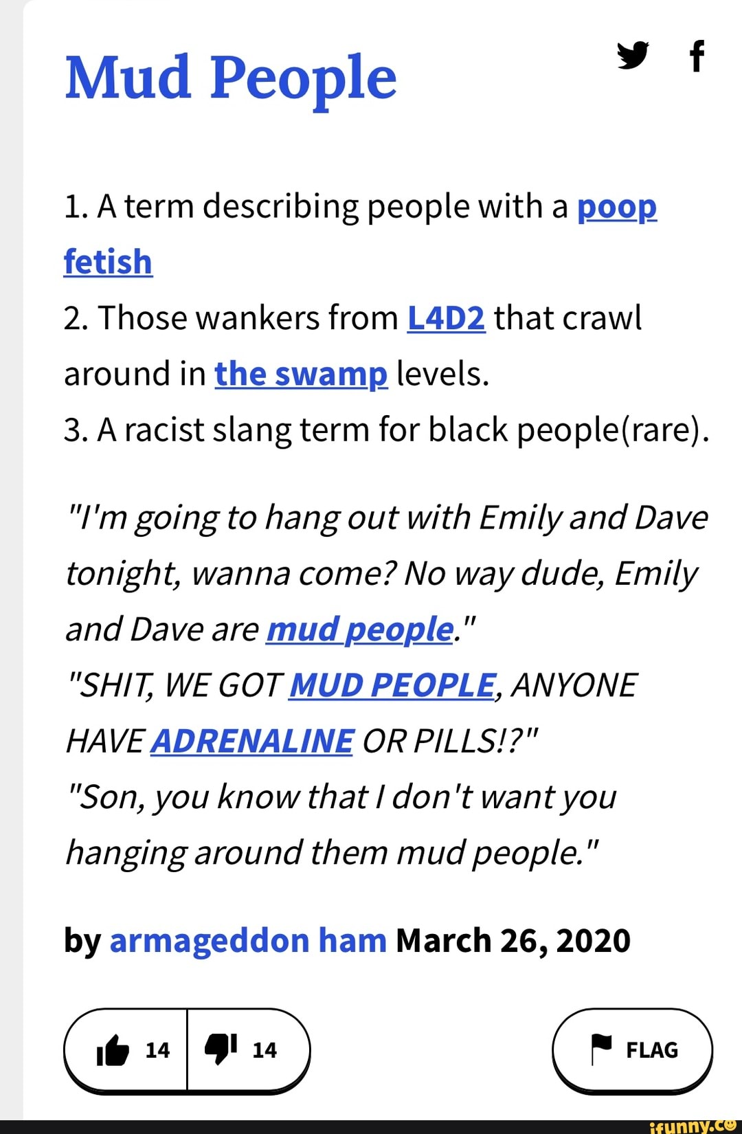 Mud People 1 A Term Describing People With A Poop Fetish 2 Those mud-people-1-a-term-describing-people-with-a-poop-fetish-2-those