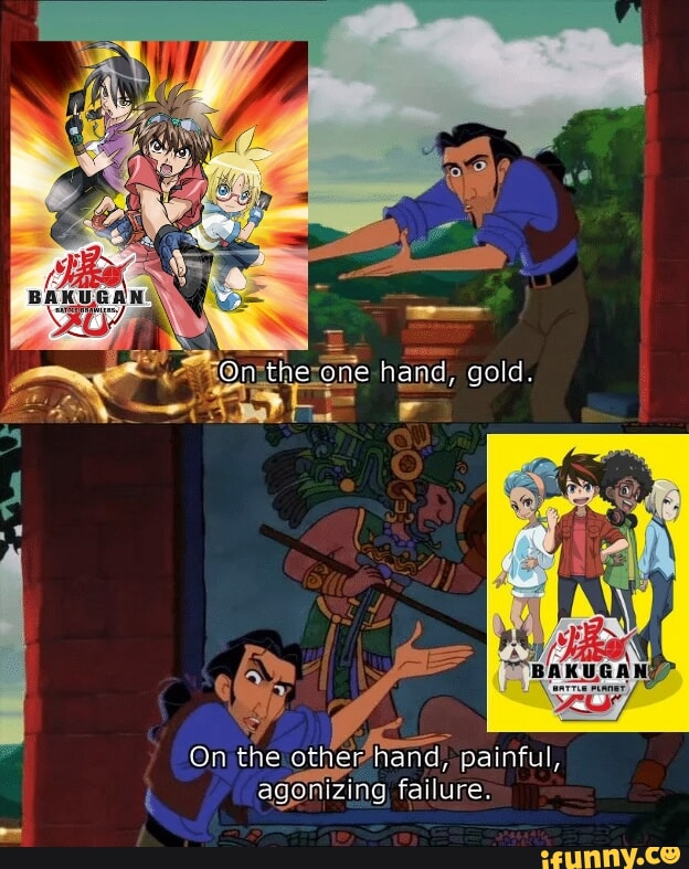 On the other hand, painful, agonizing failure. - iFunny