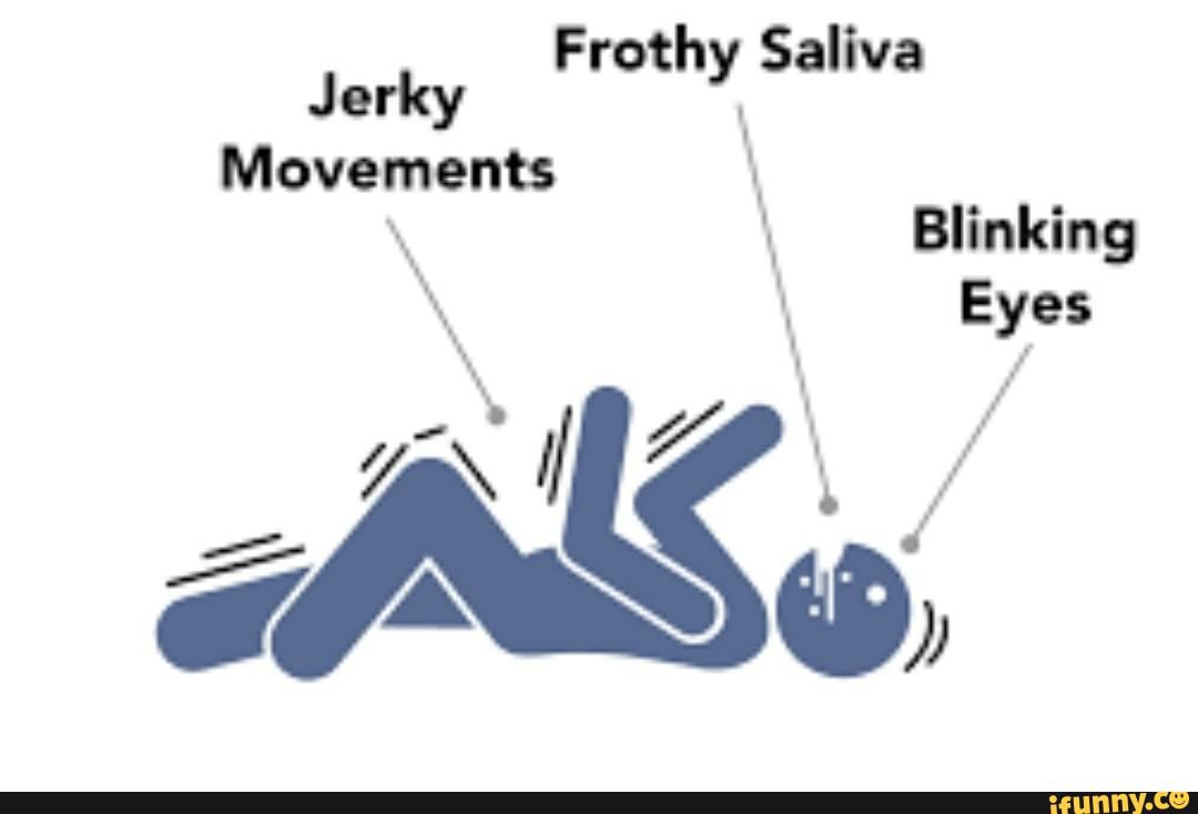 Jerky Frothy Saliva Movements Blinking Eyes al