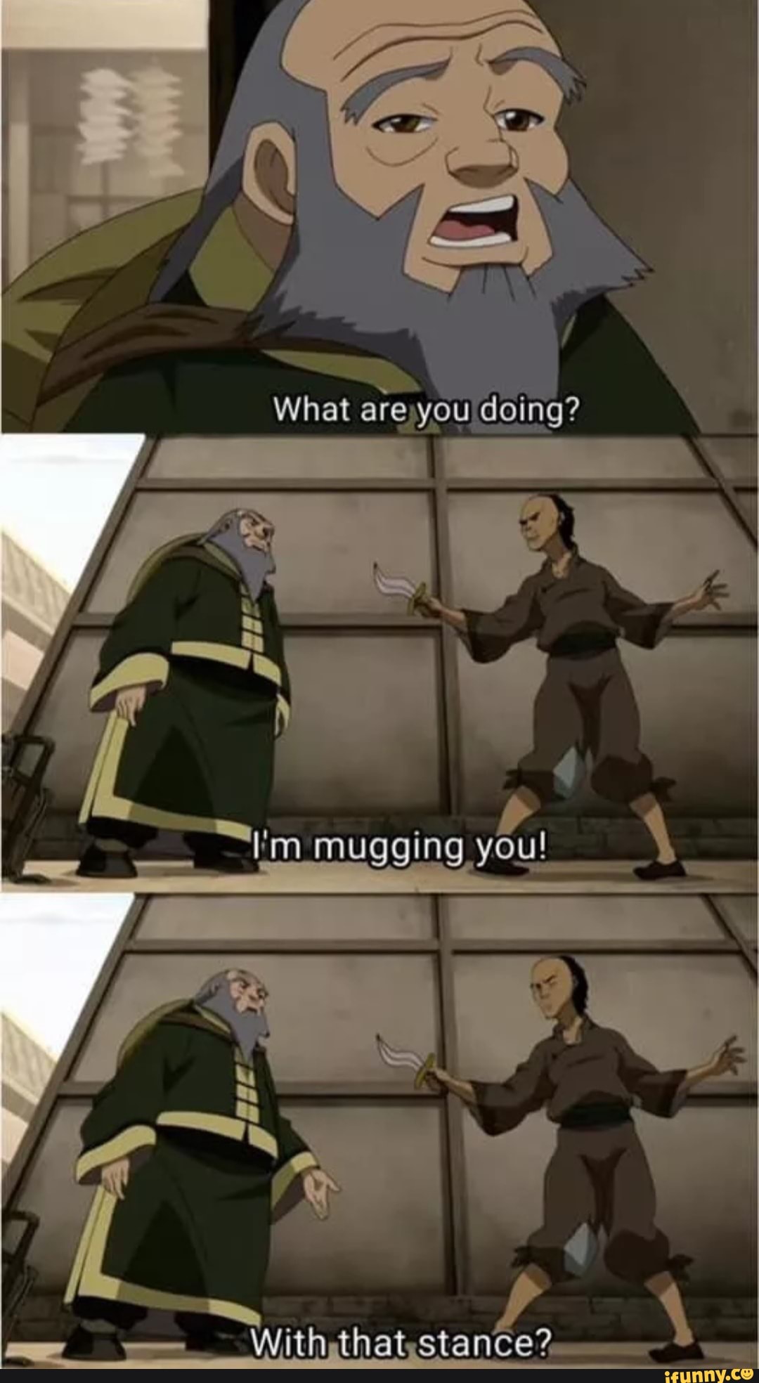 Are you doiig? im mugging you! stance? - iFunny