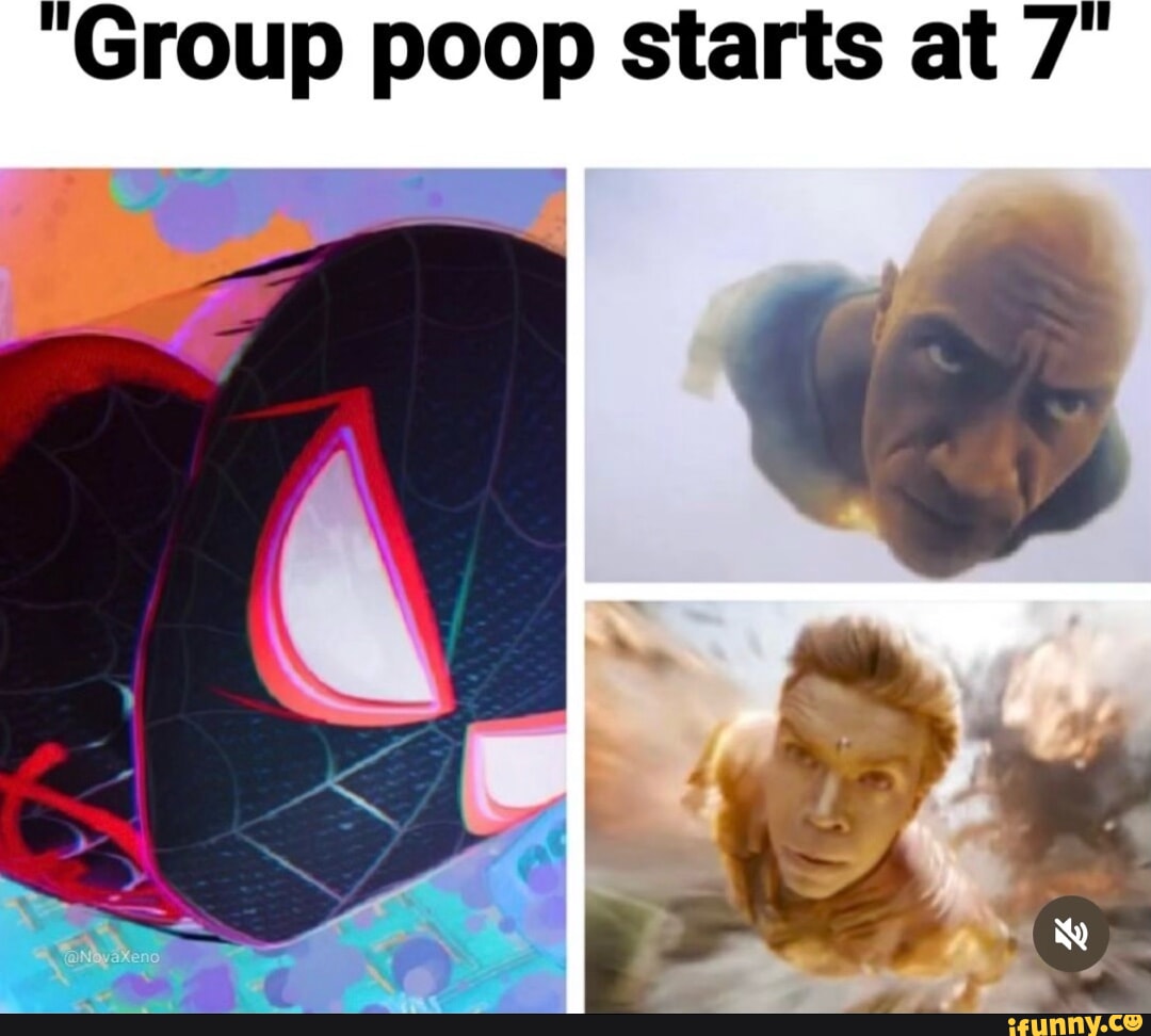 "Group poop starts at - iFunny