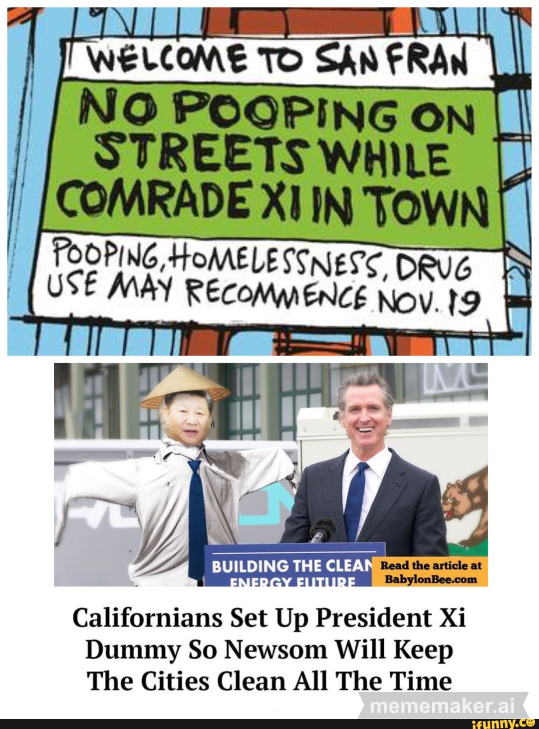 NO POOPING on I II I STREETS WHILE p! COMRADE XI IN TOWN I USE MAY ...