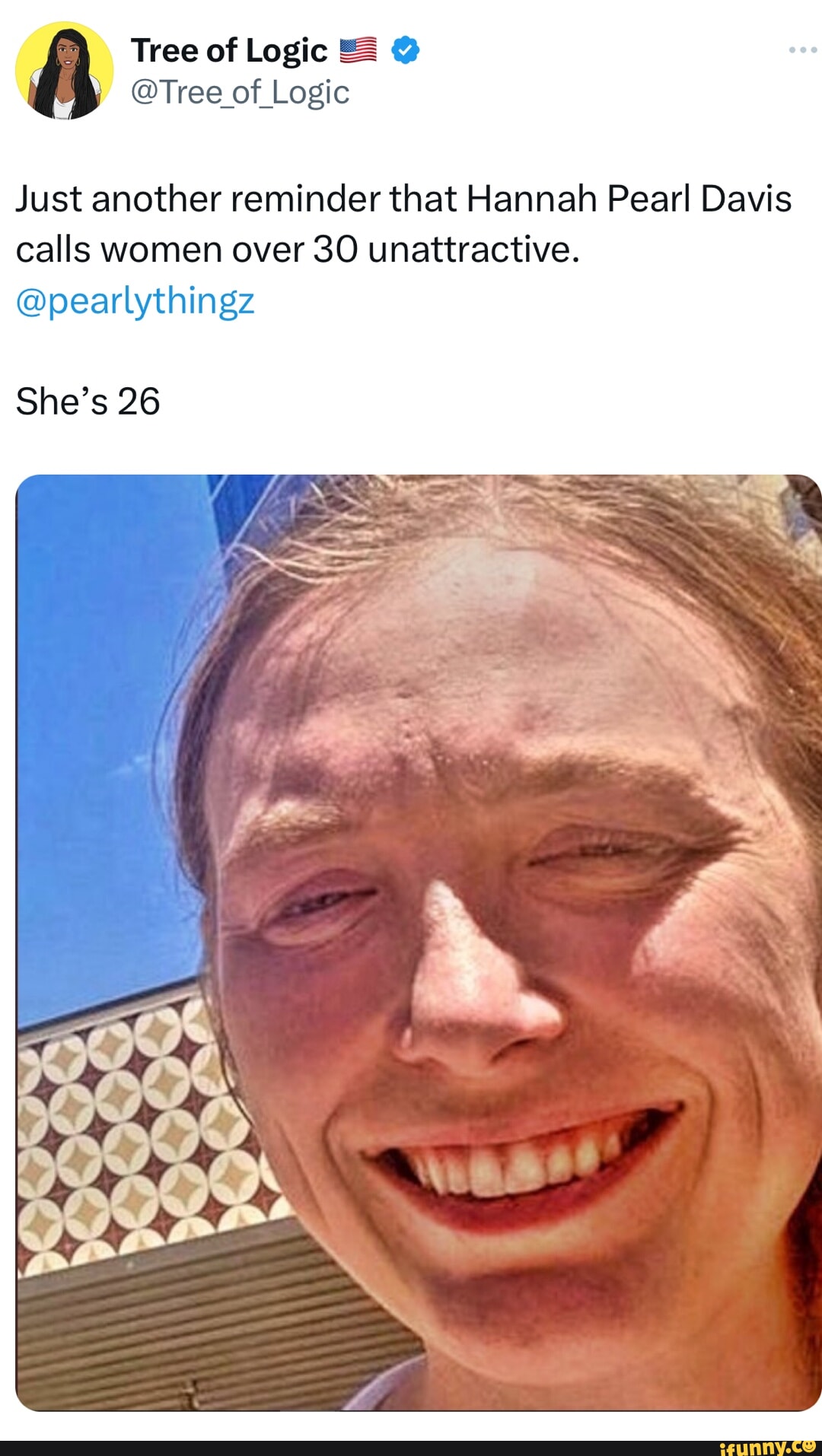 Tree of Logic @ @Tree of Logic Just another reminder that Hannah Pearl ...