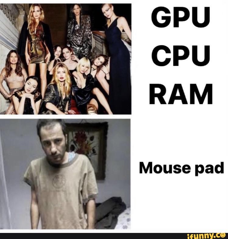 GPU CPU RAM (MOUSE - iFunny