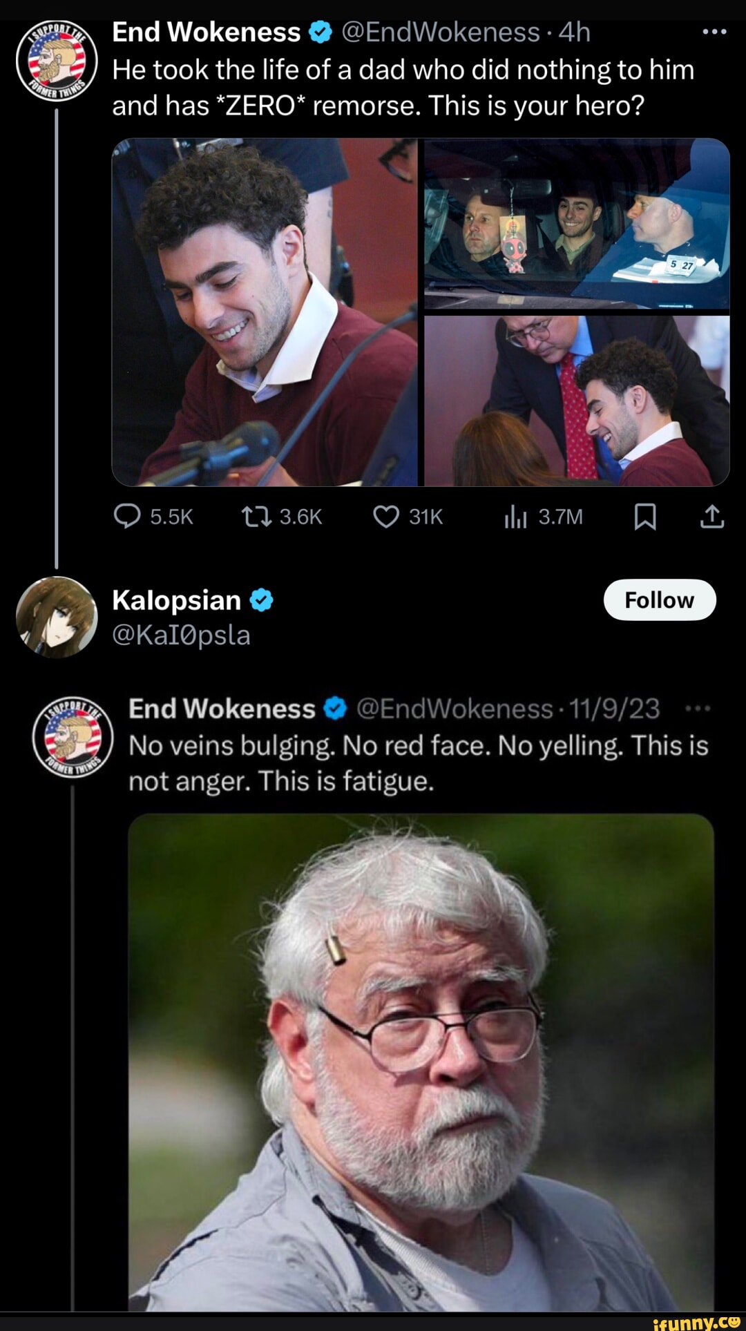 End Wokeness @ @EndWokeness He took the life of a dad who did nothing ...
