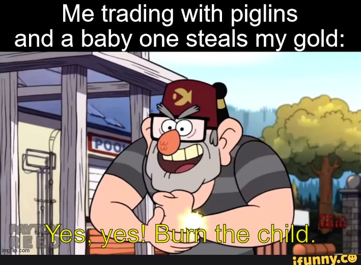 Piglins memes. Best Collection of funny Piglins pictures on iFunny